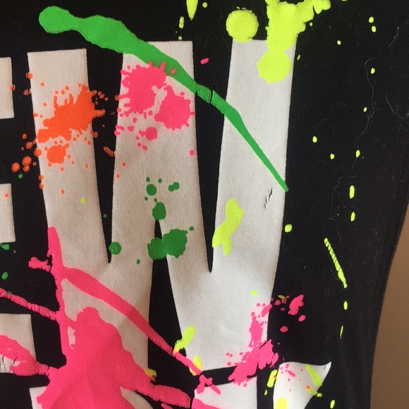 Tops | Nyc New York Splatter Paint Tshirt | Poshmark